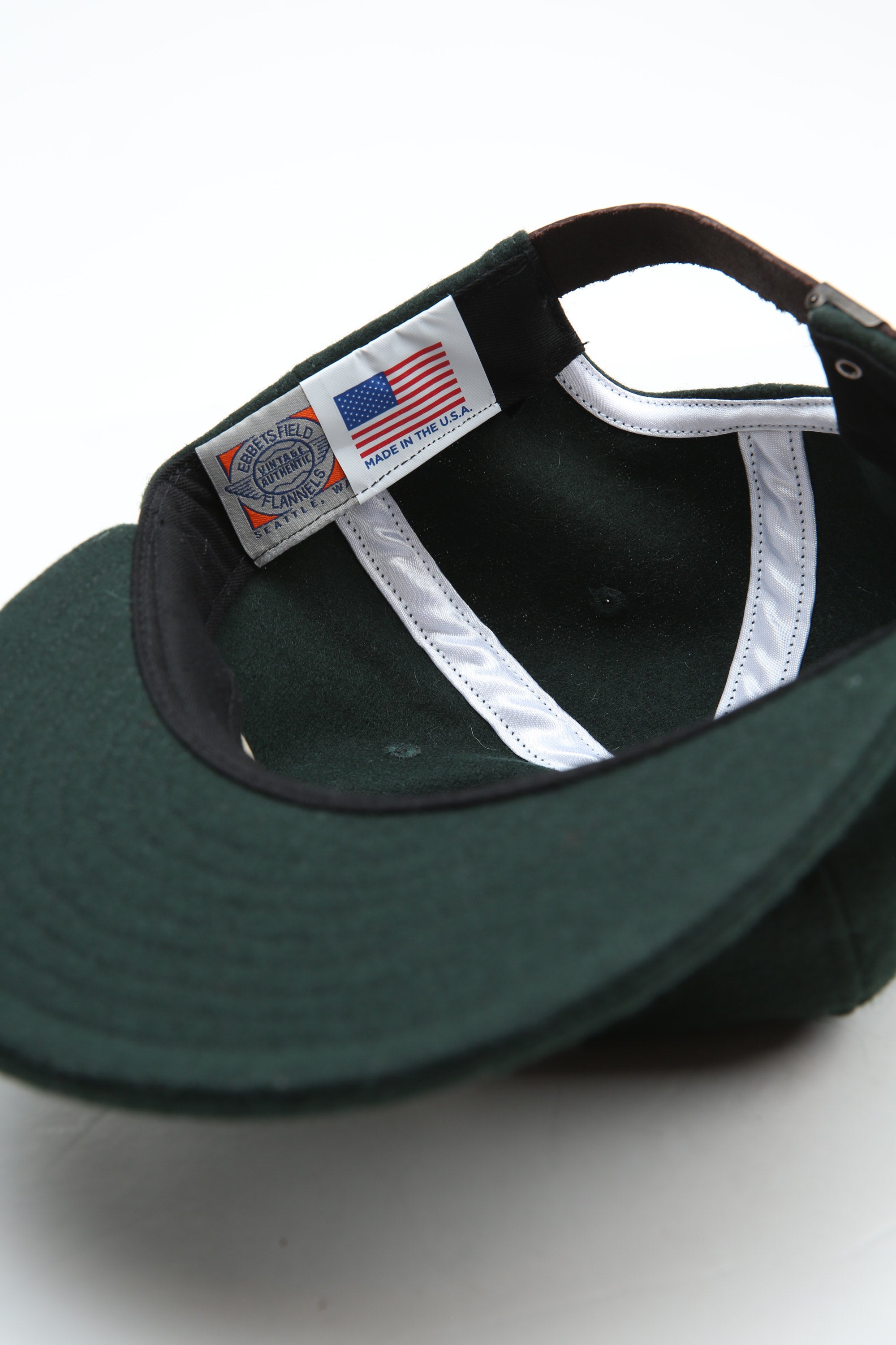 Ebbets x Totem Brand Co. Cap - Bottle Green Wool - EXCLUSIVE
