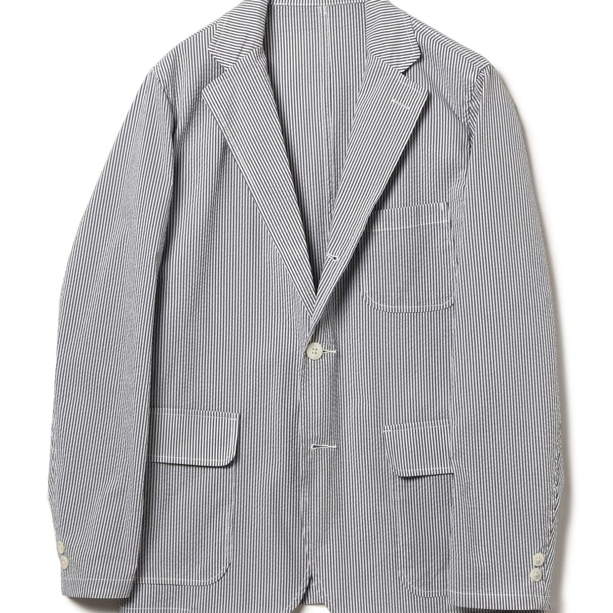 Beams Plus | 3B Jacket Seersucker | Blue Stripe – Totem Brand Co.