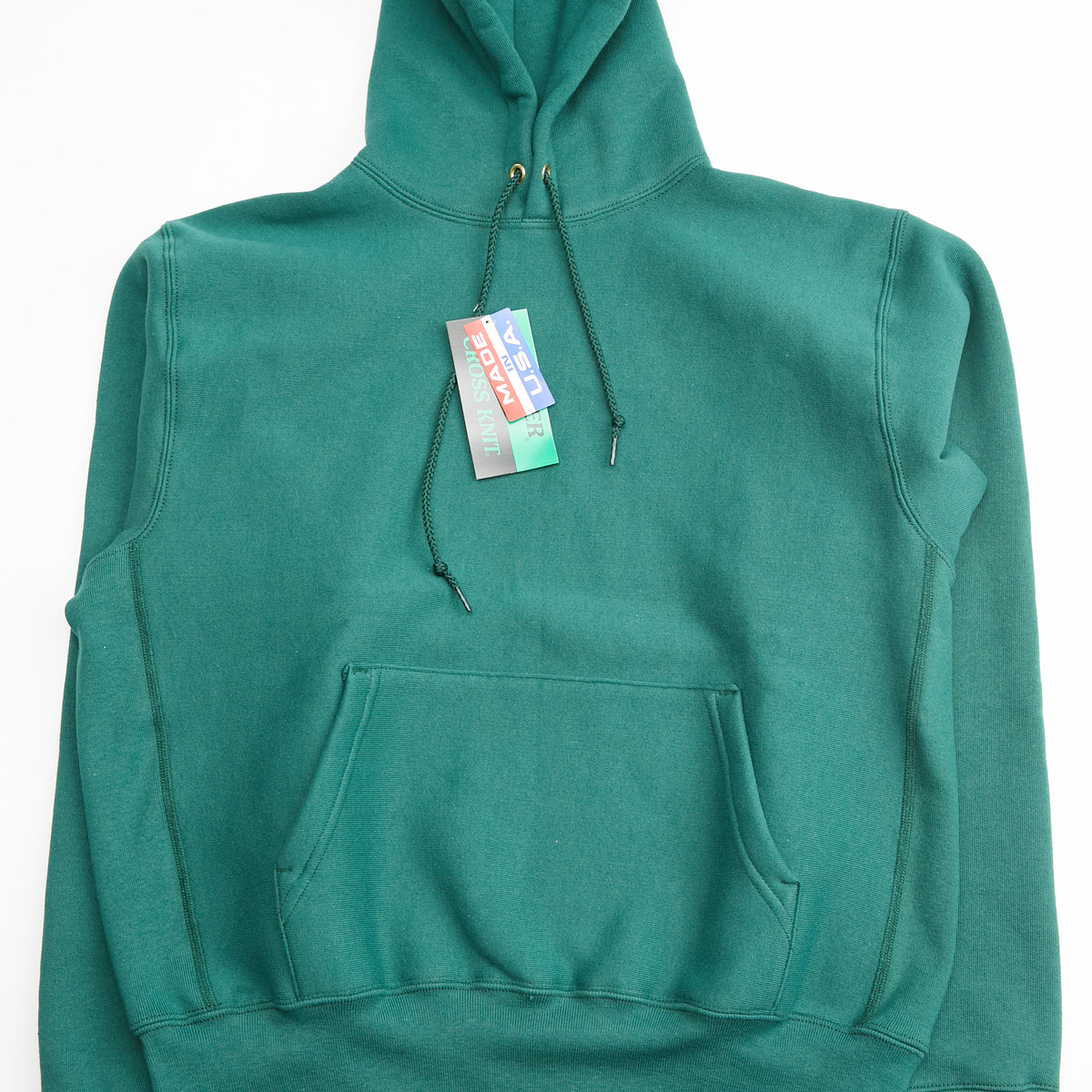 Camber #232 Cross-Knit Heavyweight Pullover Hooded Sweatshirt - Dark G ...